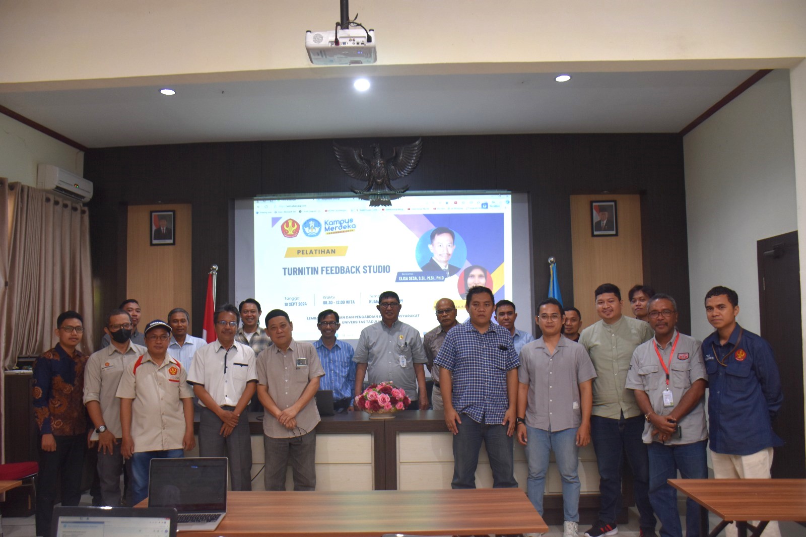 LPPM Untad Adakan Pelatihan Turnitin Feedback Studio - Universitas Tadulako