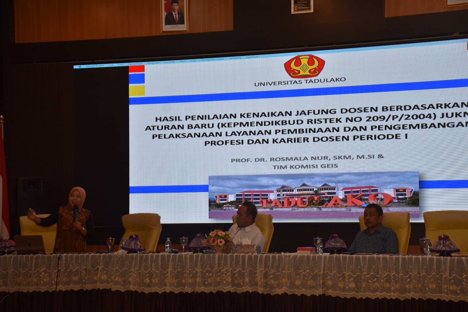 Senat Untad Laksanakan Rapat Pembahasan Dokumen Usulan Lektor Kepala dan Guru Besar ...