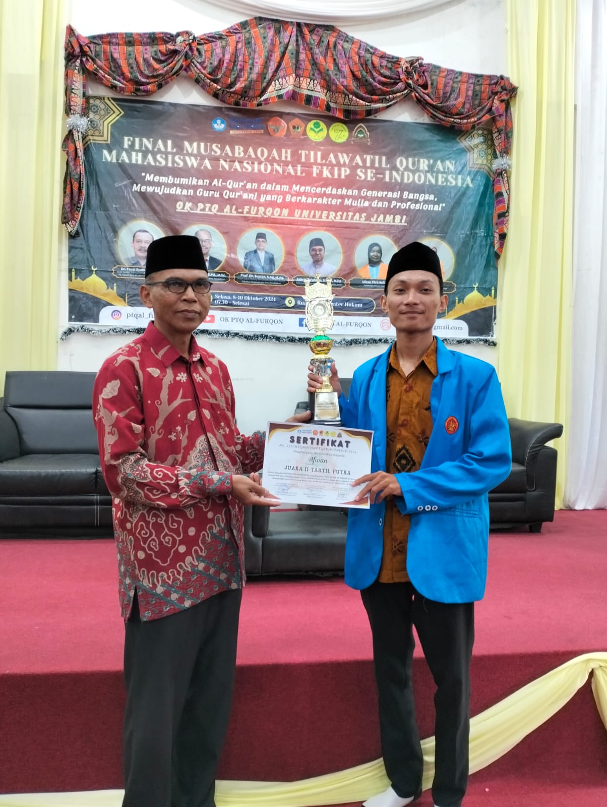 Delegasi Mahasiswa FKIP Untad Berikan Prestasi Membanggakan Pada Ajang MTQN FKIP Se-Indonesia ...