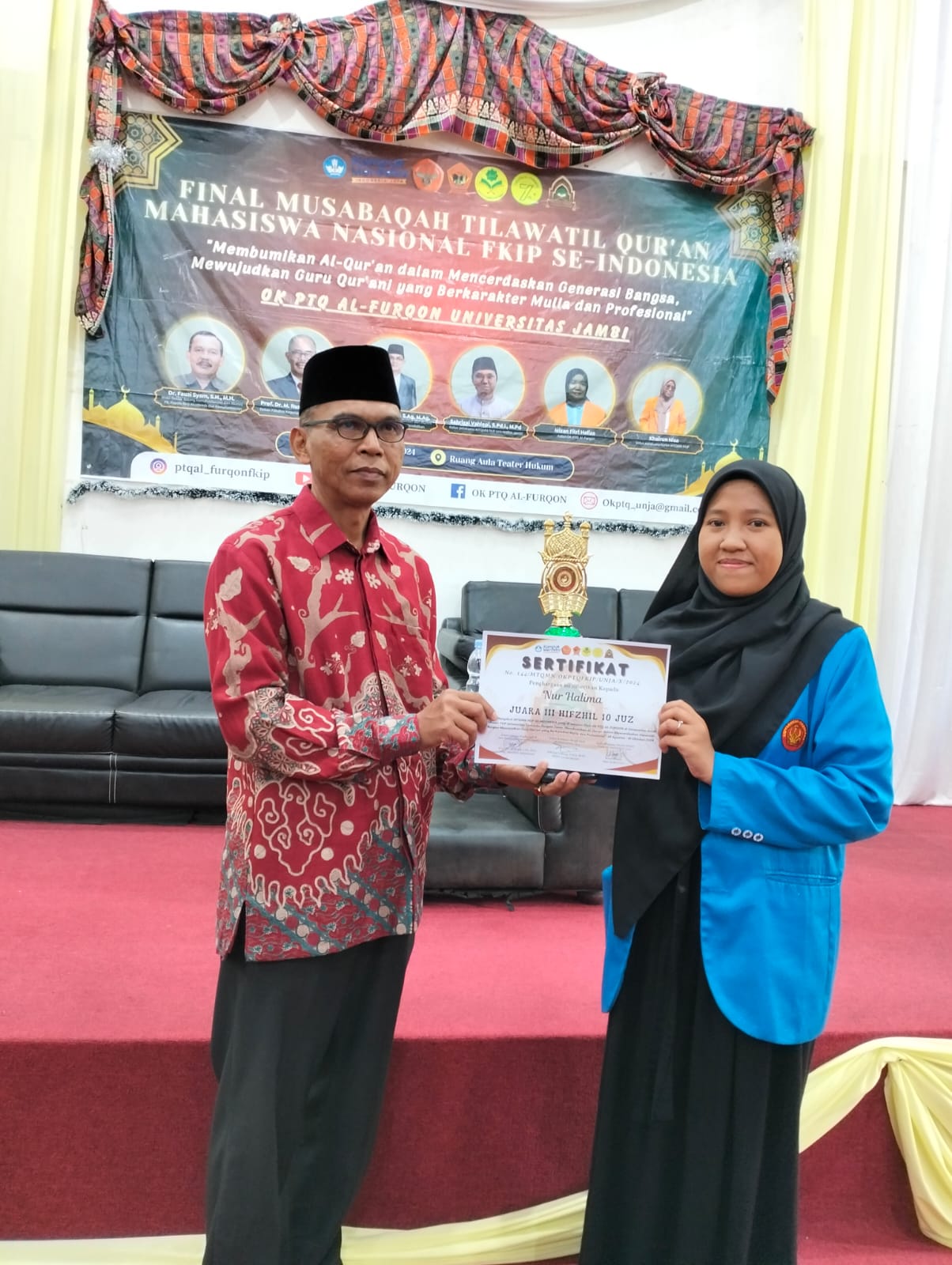 Delegasi Mahasiswa FKIP Untad Berikan Prestasi Membanggakan Pada Ajang MTQN FKIP Se-Indonesia ...