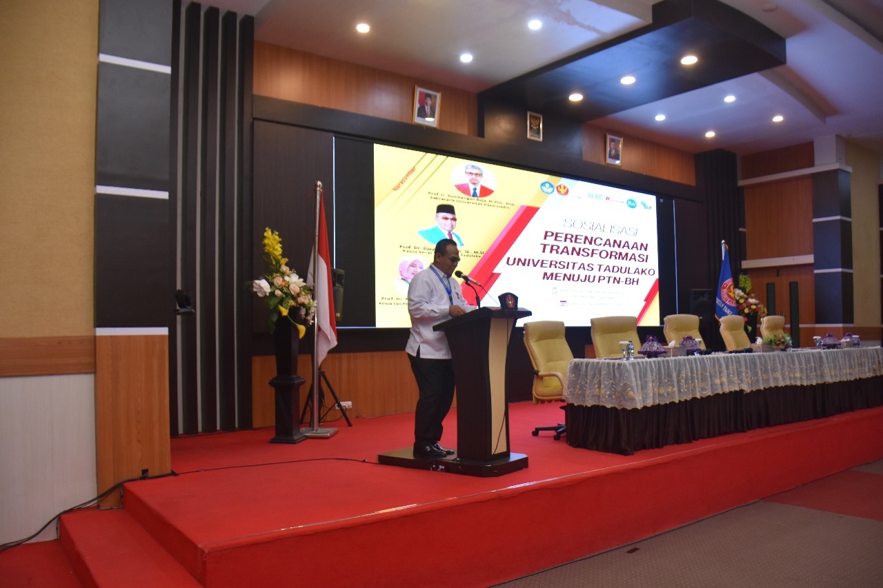 Senat Untad Gelar Sosialisasi Persiapan Transformasi Menuju PTN-BH ...