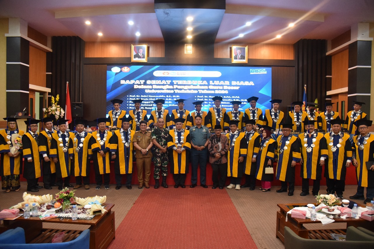 Jelang Akhir Tahun 2024, Senat Untad Lantik & Kukuhkan Sepuluh Guru Besar Baru di Untad ...