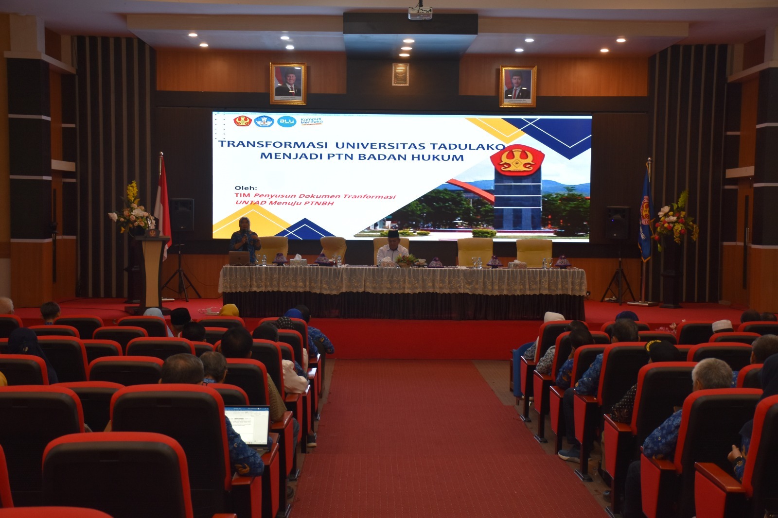 Senat Untad Sosialisasikan Perencanaan Transformasi Menuju PTN-BH Tahun 2024 - Universitas Tadulako