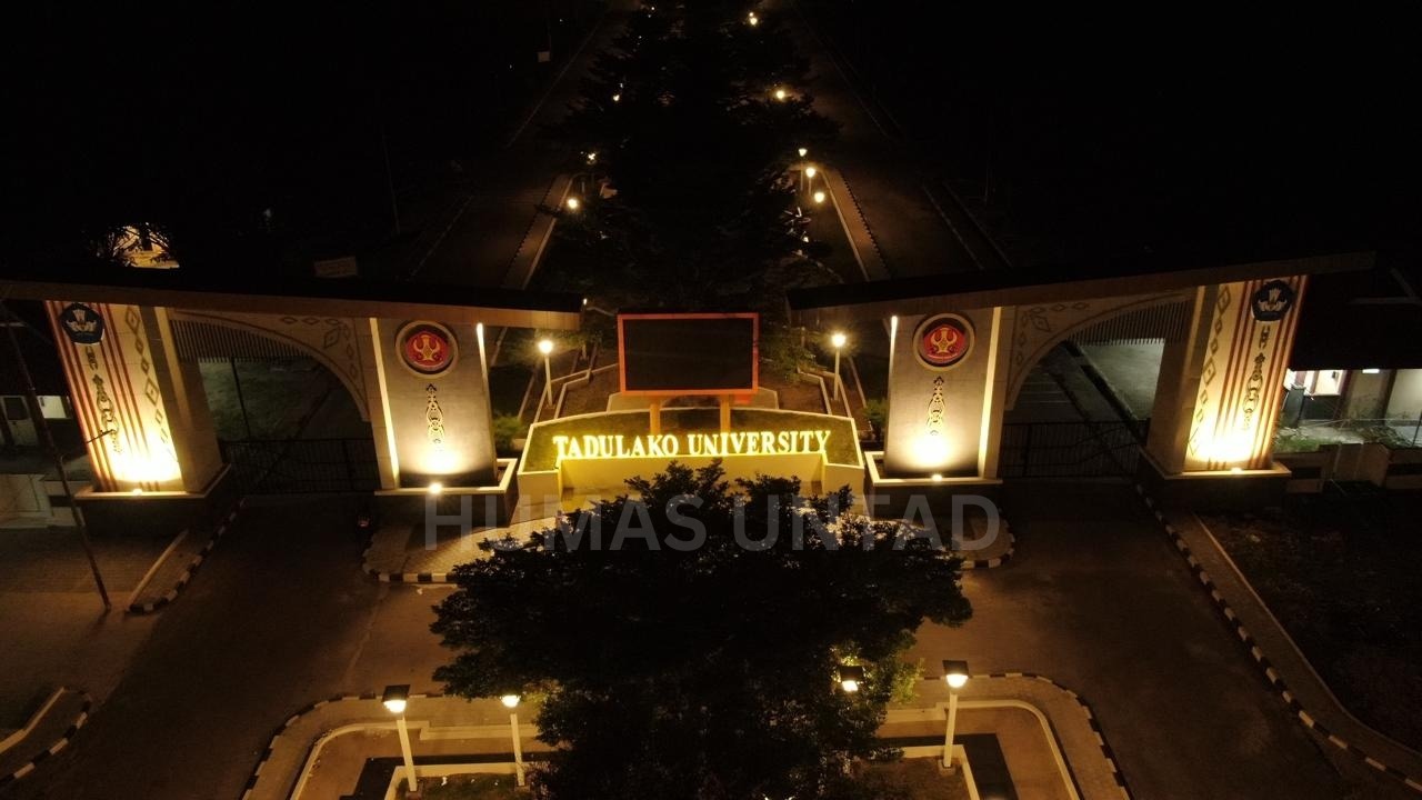 Usai Renovasi, Universitas Tadulako Resmikan Taman & Gerbang Baru Serta ...