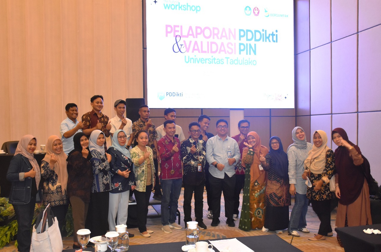 Untad Gelar Workshop Pelaporan PDDikti dan Validasi PIN, Komitmen ...