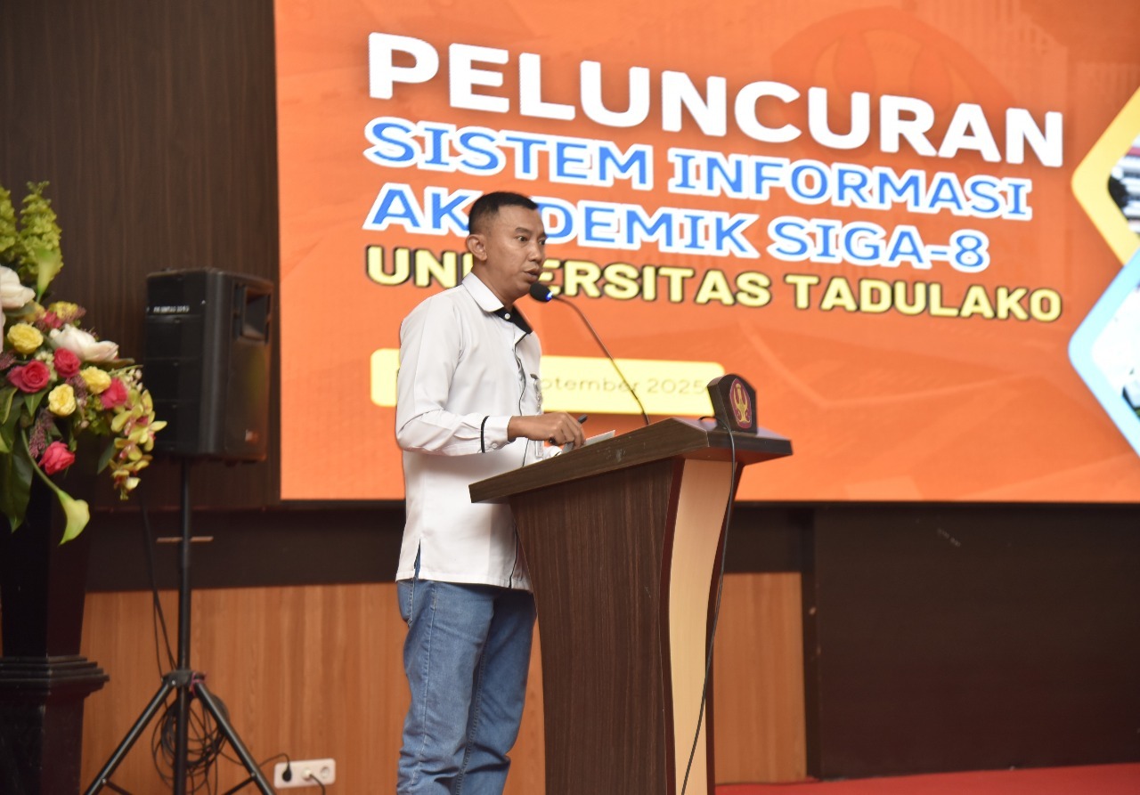 Rektor Untad Resmi Luncurkan SIGA 8 sebagai Sistem Terpadu Kampus ...