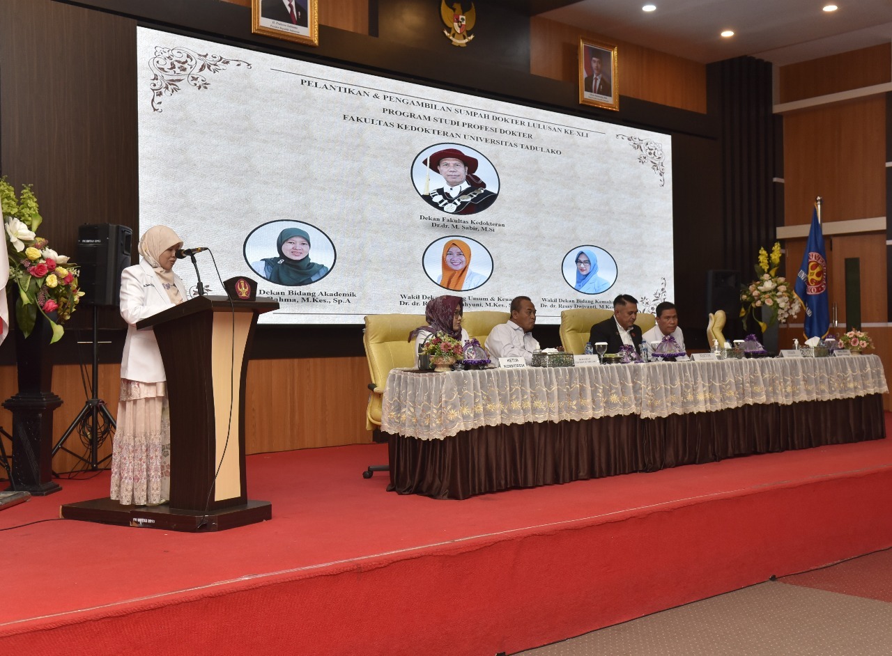 18 Dokter Baru Resmi Dilantik, Rektor Untad Tekankan Pentingnya ...