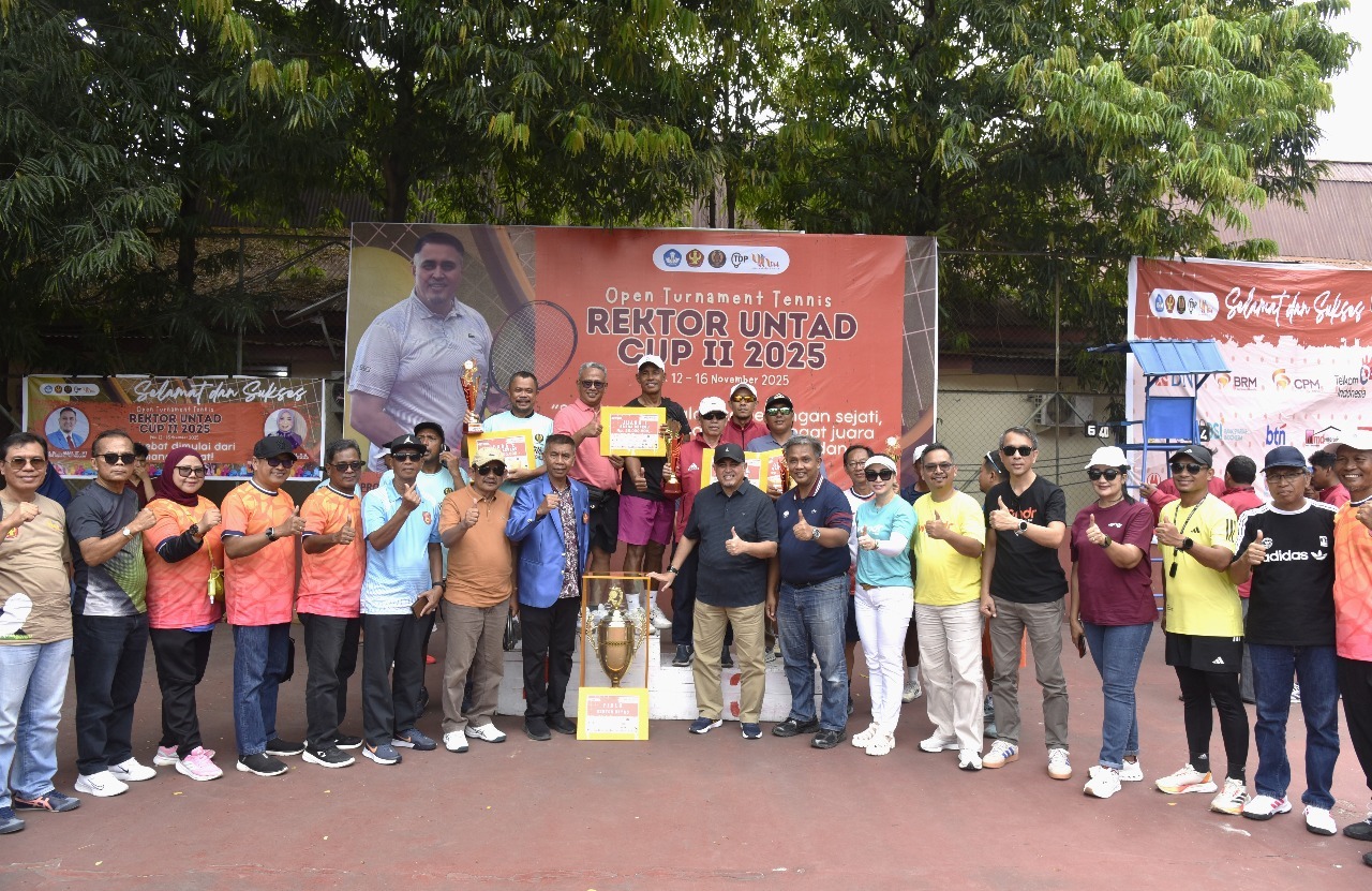 Rektor Untad Cup II: Untad Raih Juara Umum Turnamen Tennis 2025 ...