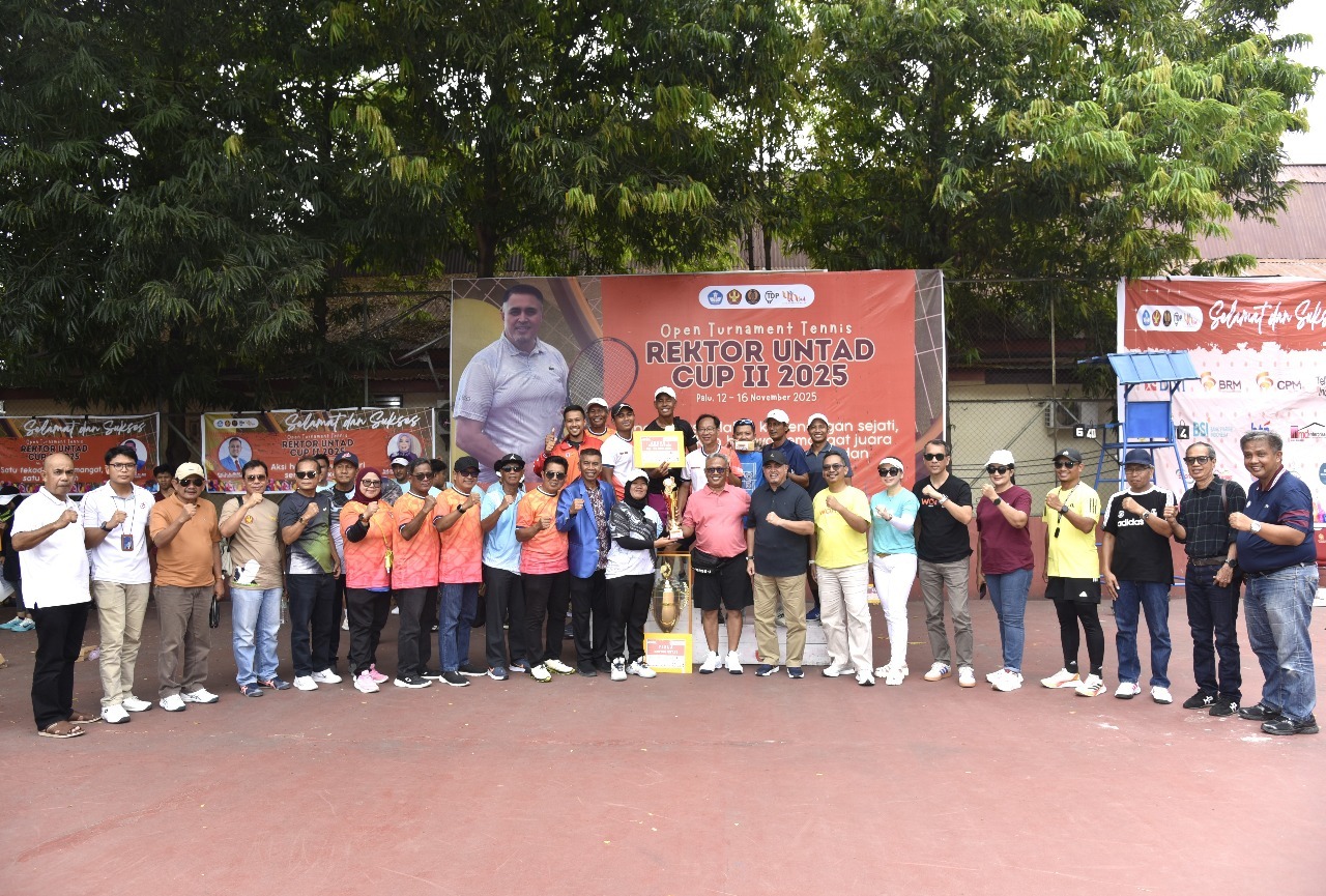 Rektor Untad Cup II: Untad Raih Juara Umum Turnamen Tennis 2025 ...